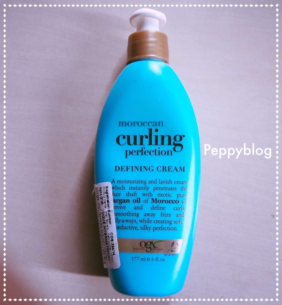 Ogx® Moroccan Curling Perfection Defining Cream Review - Peppy Blog