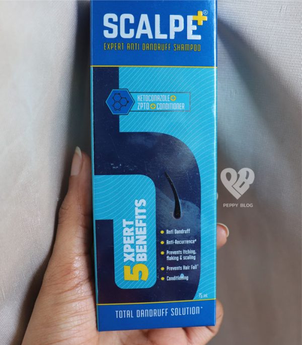 Scalpe Plus Anti-dandruff Shampoo Review - Peppy Blog