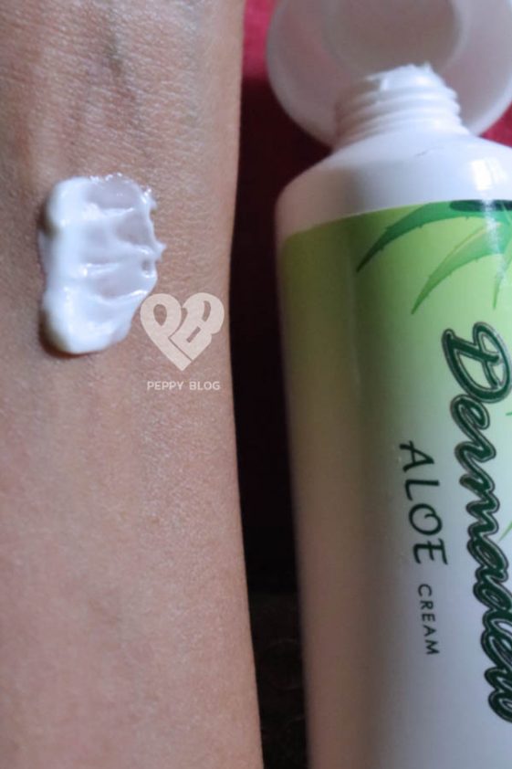 Dermadew Aloe Moisturising Cream Review - Peppy Blog