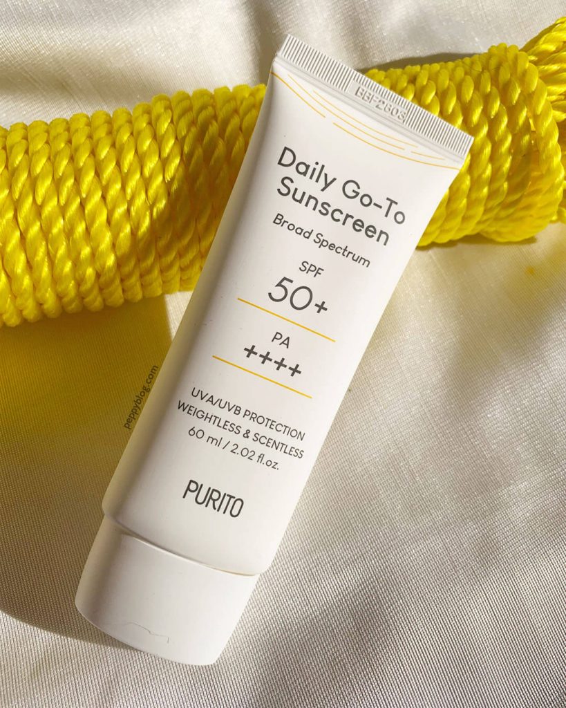 Purito Daily Go-To Sunscreen SPF50+ PA++++ Review - Peppy Blog