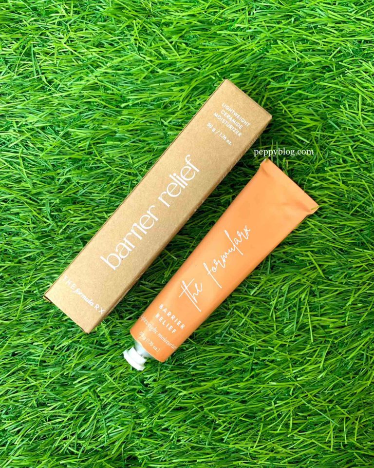 The Formularx Barrier Relief Moisturizer Review - Peppy Blog