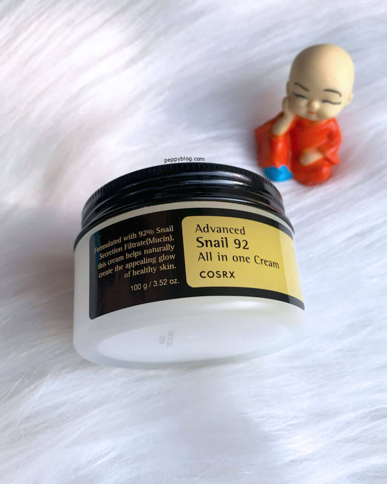 COSRX Advanced Snail 92 All in One Cream Review - Peppy Blog
